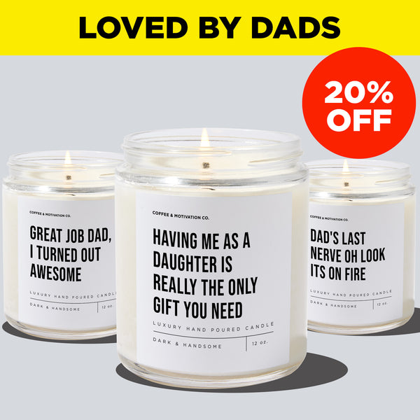 #1 Father’s Day Bundle (3 Candles) – Coffee & Motivation Company
