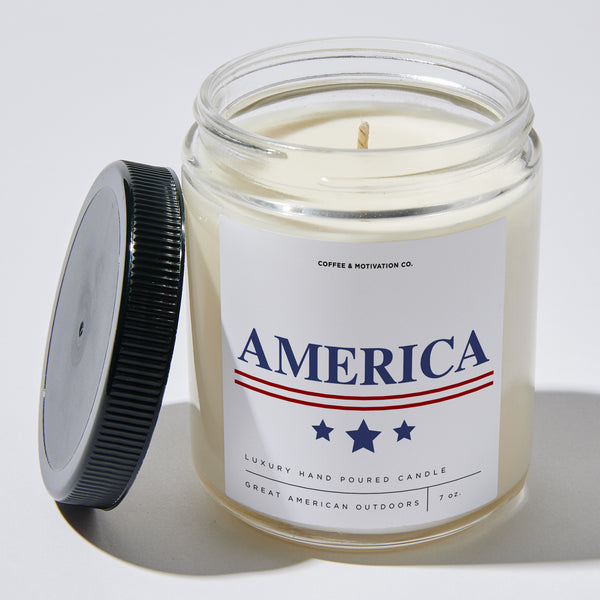 Candles - America - Patriotic Luxury Scented Candle Jar - Soy Wax Blend ...