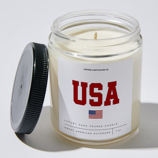 Candles - USA - Patriotic Luxury Scented Candle Jar - Soy Wax Blend ...